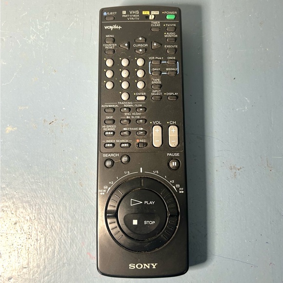 Sony | Other | Sony Remote Control Vhs Rmtv4a Vtrtv | Poshmark